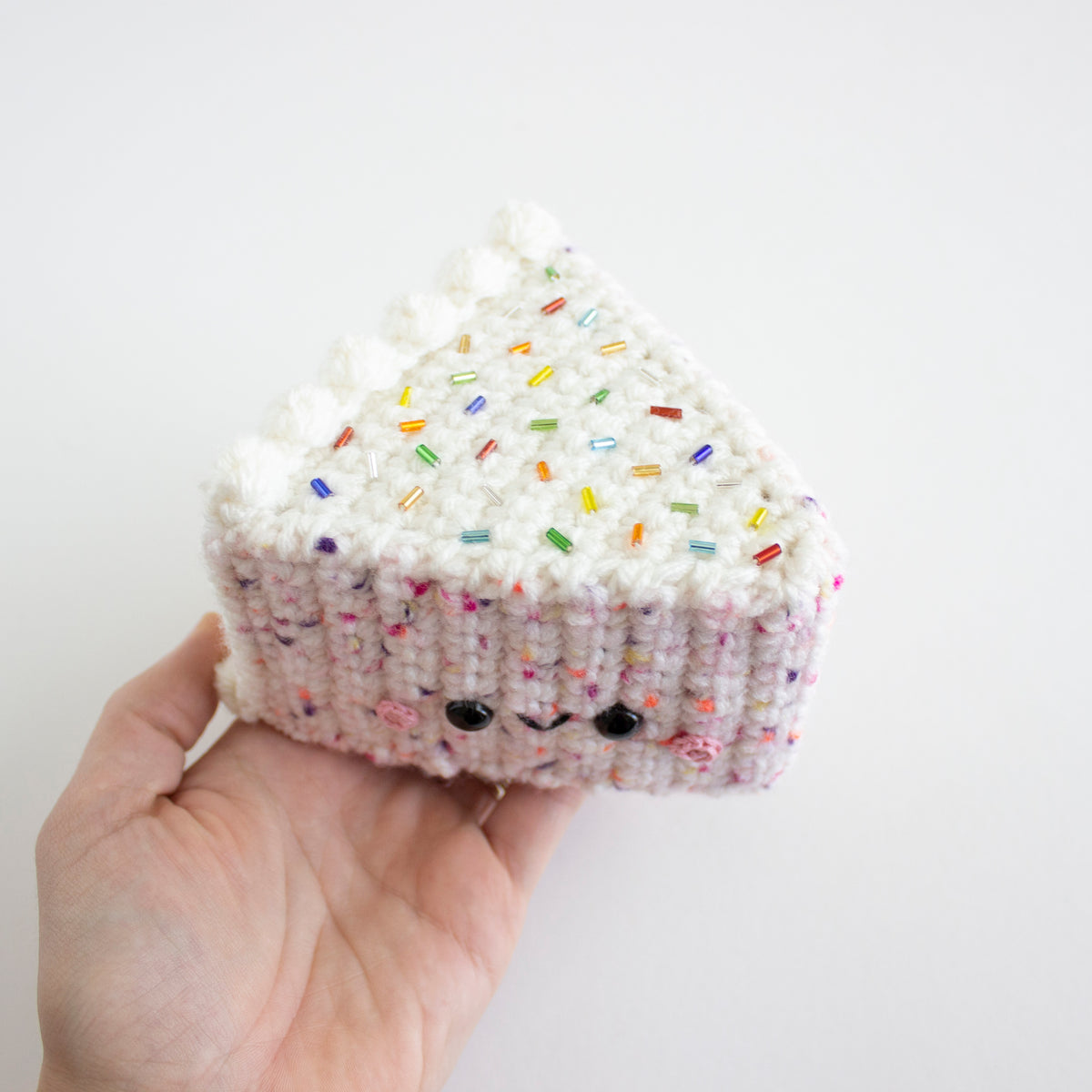 Crochet Pattern: Sprinkles the Funfetti Cake Slice, PDF Amigurumi Patt ...